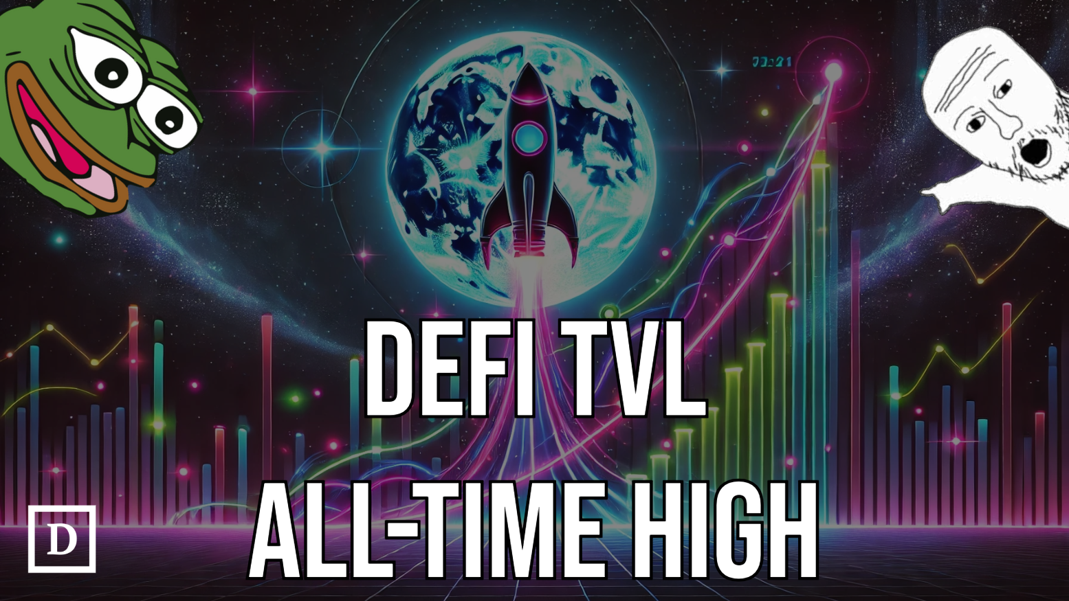 DeFi TVL Soars To Record High Above $200B - "The Defiant"