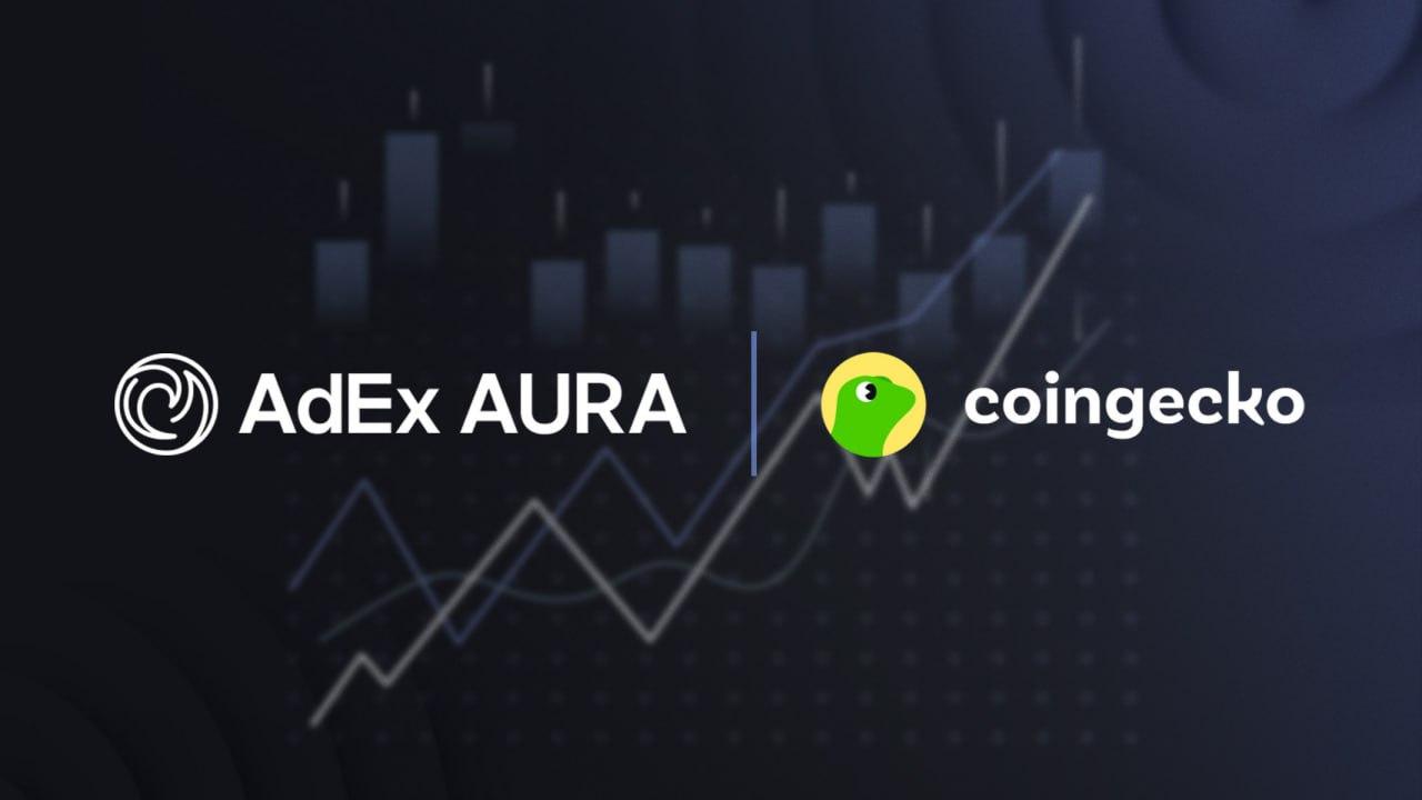 AdEx & CoinGecko Partner to Power AURA AI Agent with Live Data - "The ...