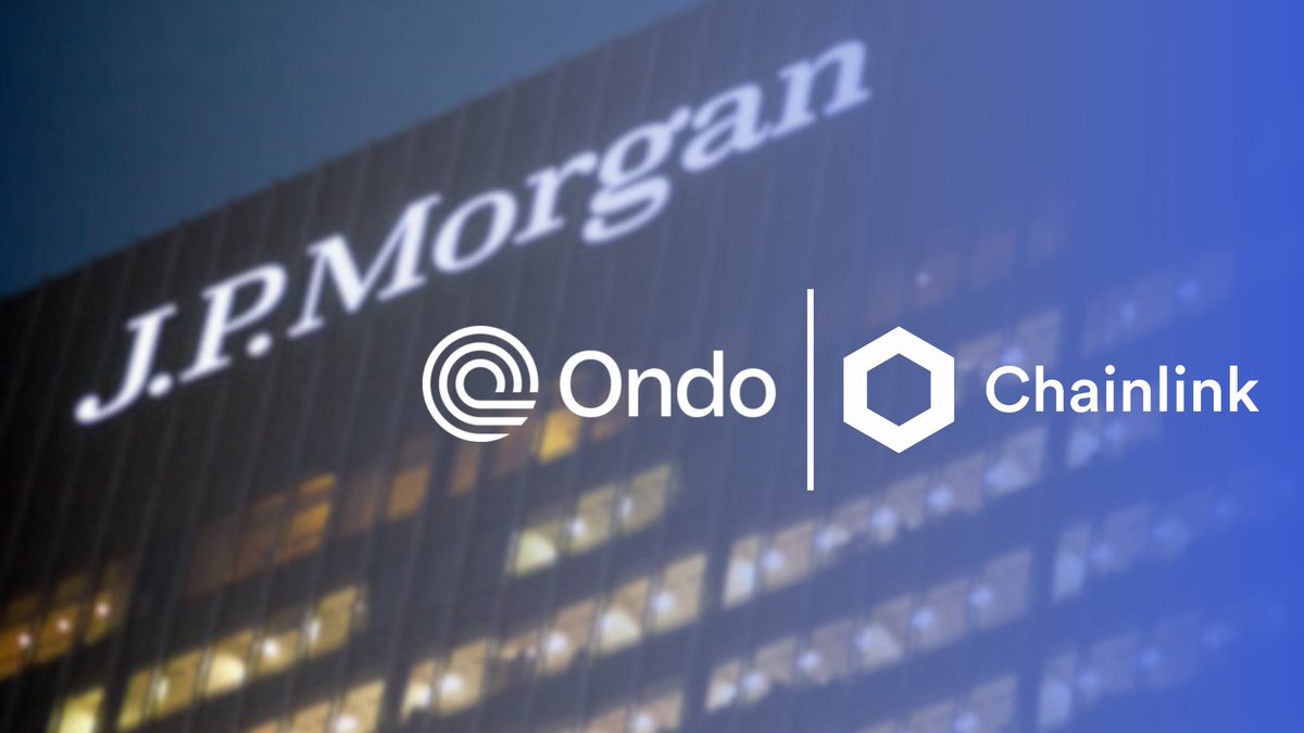 $4 Trillion JPMorgan Settles Tokenized U.S. Treasuries Using Chainlink, Ondo in First Public ...