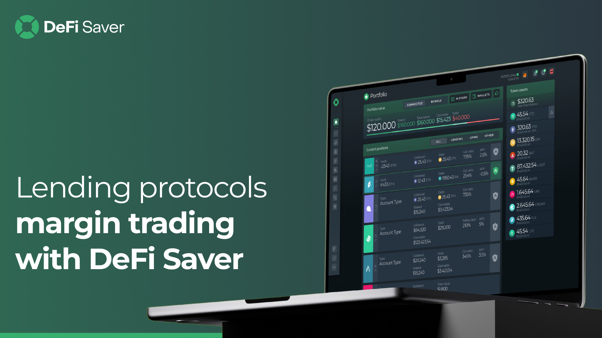 Lending protocols margin trading with DeFi Saver [Sponsored] - "The ...