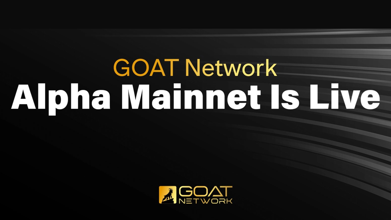 GOAT Network Alpha Mainnet Is Live! - "The Defiant"
