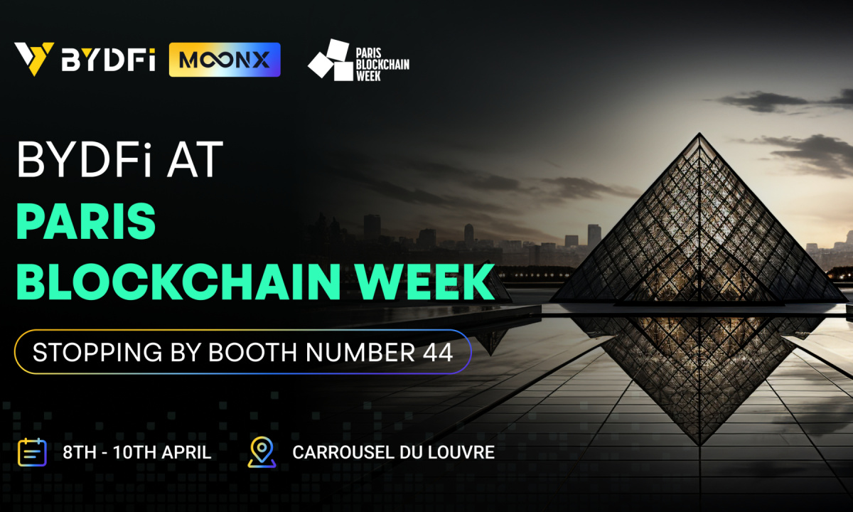 BYDFi’s 5th Anniversary Launches MoonX at Paris Blockchain Week 2025 ...