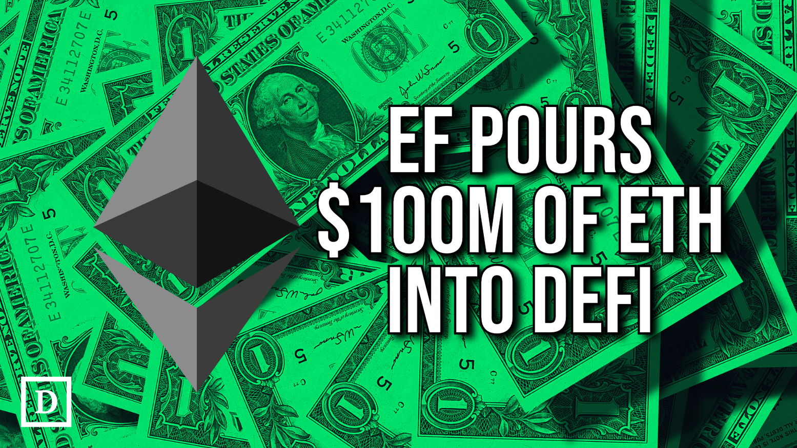 Ethereum Foundation Transfers over $100 Million Worth of ETH into DeFi Lending Protocols - "The ...